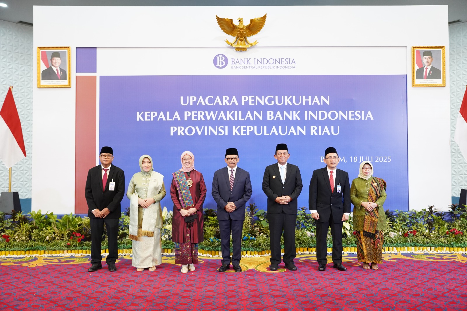 Hadiri Upacara Pengukuhan Kepala Perwakilan BI Kepri yang Baru ...